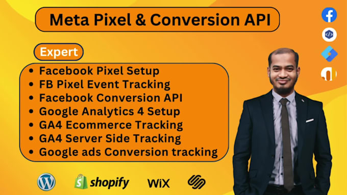Setup meta pixel facebook conversion api ga4 server side tracking with ...