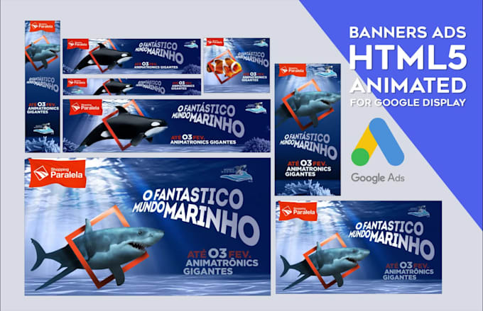 Create html5 banner ads or animated gif for google by Humbertoreis | Fiverr