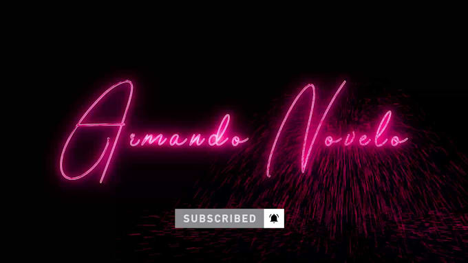 Handwritten logo animation in neon style signature and intro by San ...