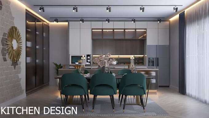 Do kitchen design and 3d modeling with realistic renders by ...