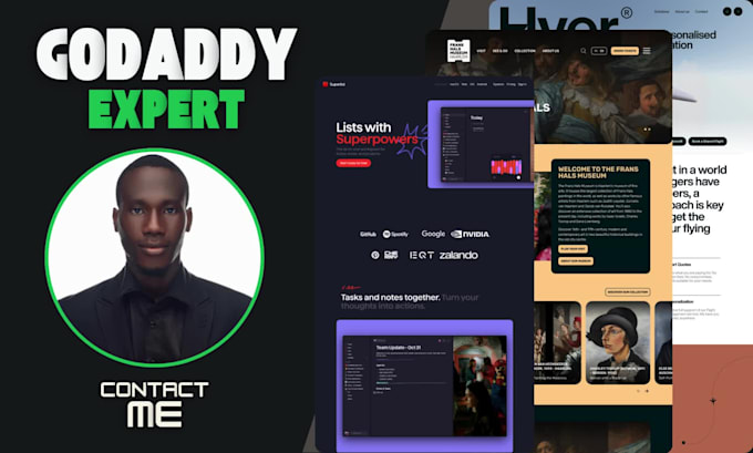 Godaddy website design godaddy website redesign godaddy landing page by ...