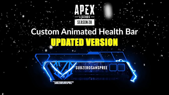 Make animated apex legends season 20 health bar overlay by Antora ...