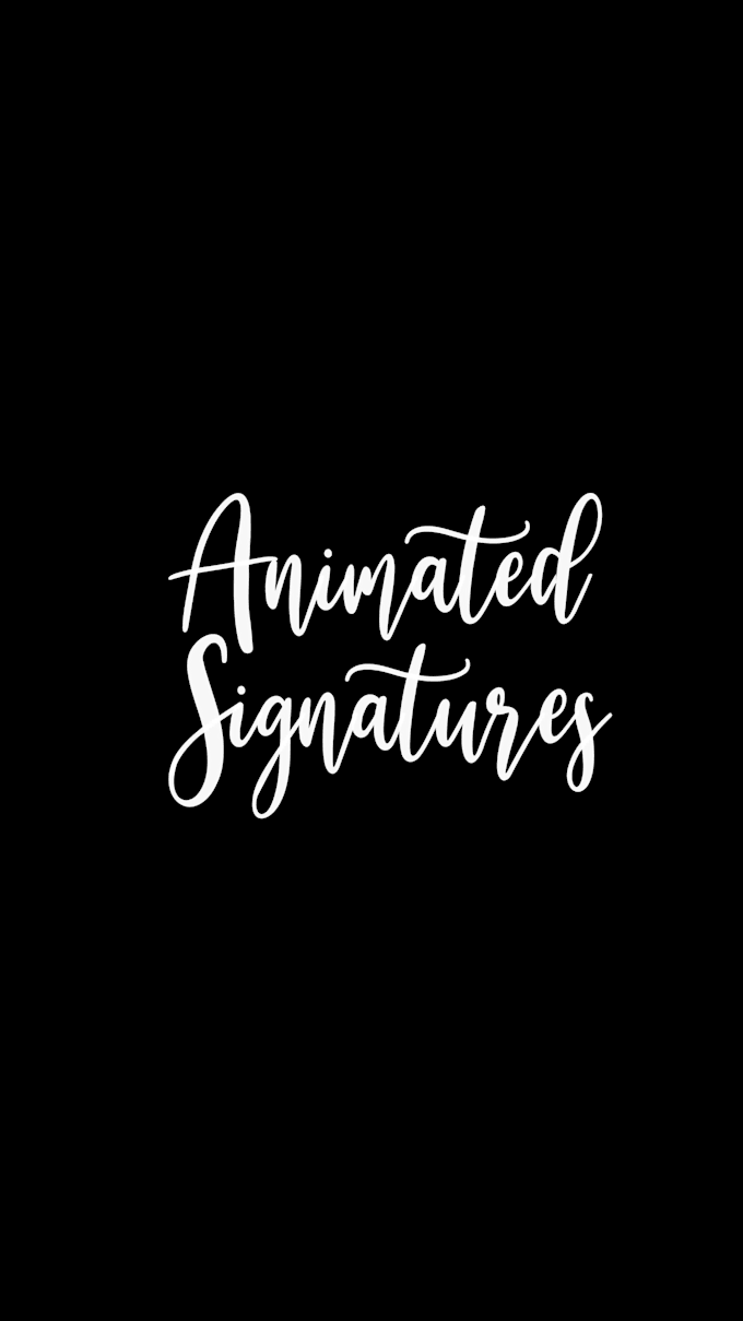 Animate your handwritten signature or text by Kusni_notary | Fiverr