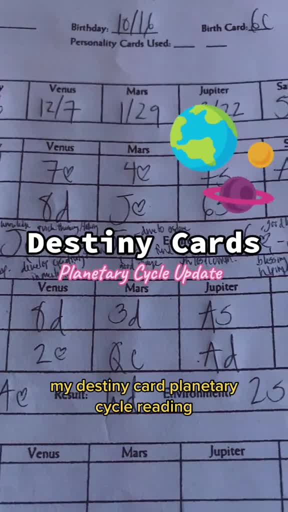 Provide a personal and detailed destiny card reading by Autumnducky ...