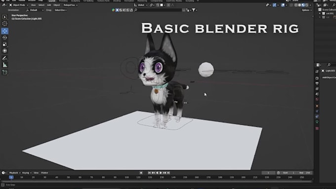 Do 3d custom basic rigs by Penguinlux | Fiverr