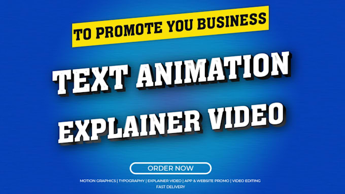 Create text animation, explainer ads, kinetic typography, titles by Sanjoy_19 | Fiverr