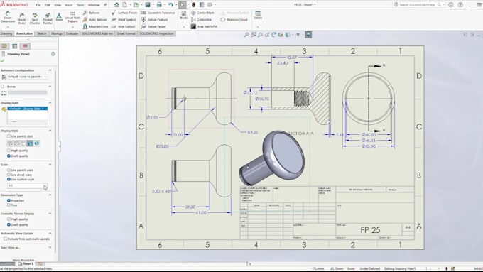 2d engineering and technical drawings for manufacturing by Nuwan_cad ...
