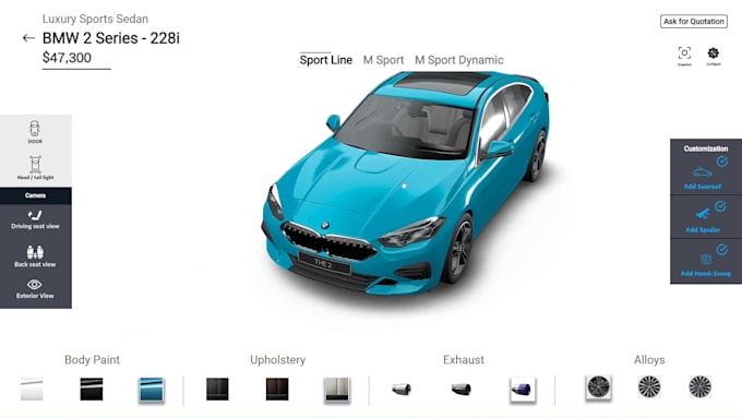 Set up 2d 3d product configurator on kickflip, zakeke, customily, webgl, threejs by Yaobong5 ...