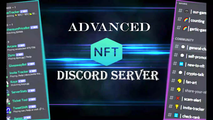 Create an advanced nft discord server by Addanasif1 | Fiverr
