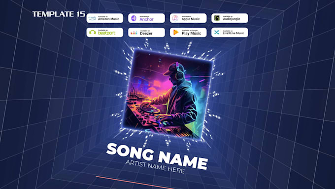 Create new style music visualizer or audio spectrum by Vereneyo | Fiverr