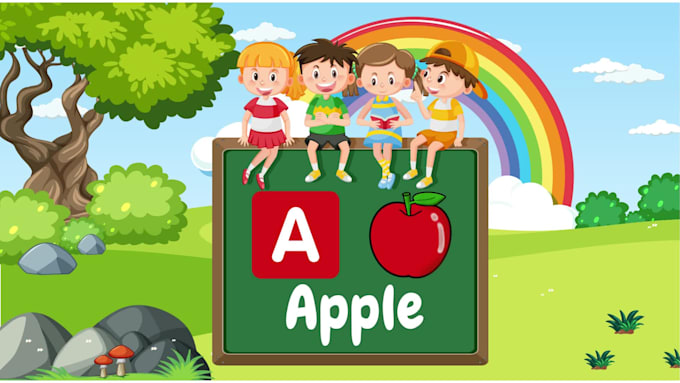 Create hd kids learning animation video by Cartooncreature | Fiverr