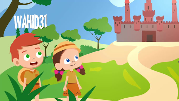 Create 2d animated stories and cartoons for kids or youtube by Wahid31 ...
