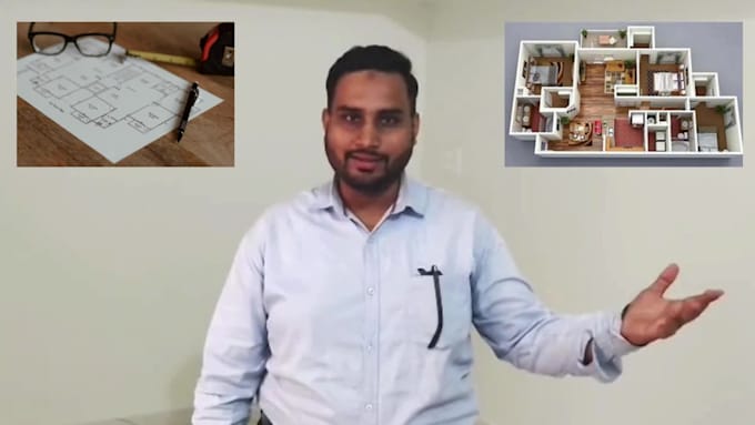 Redraw floor plan for real state agent by Md_areeb_07 | Fiverr