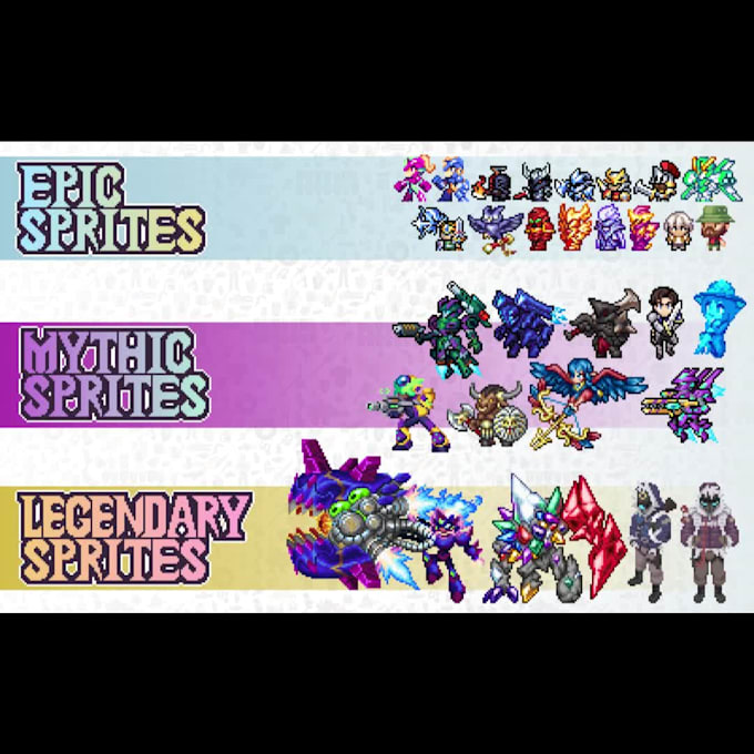 Create pixel art character sprites for video games by Solafidemedia ...