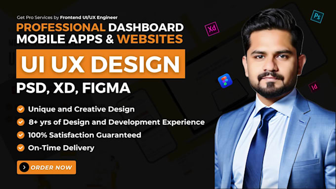 Do ui ux design for mobile app, website, dashboard, or saas by ...