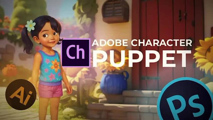Create a fully rigged unique adobe character animator puppet by Ashenmotion | Fiverr