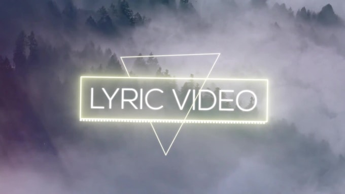 Create an animated lyric video by Paicee | Fiverr