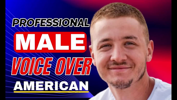 Be your deep american male voice over artist, epic voiceover actor ...