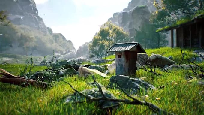 Create 3d environment for game and video, unreal engine, level design ...