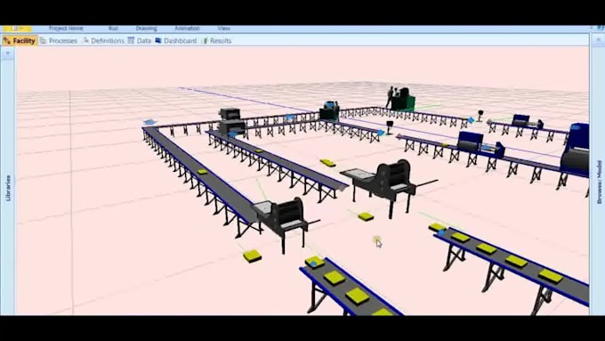 Do simulation and modeling in arena and simio with animation and reports by Imran_445 | Fiverr