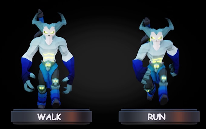 Create optimized low poly rigged 3d characters for games by ...