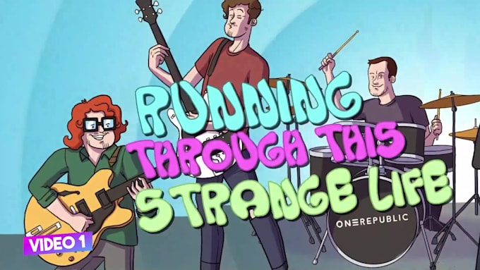 Create a 2d animated lyric music video or music video by Miraman653 ...