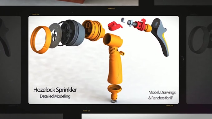 3d cad, product design, 3d drawing and 3d model by Awaiscad | Fiverr