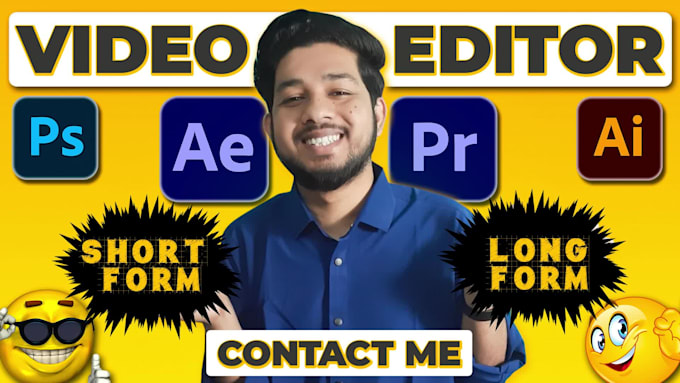 Edit eye catching long form and short form videos by Surjoedit7 | Fiverr