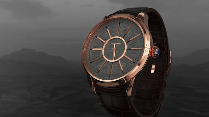 Create a photorealistic 3d watch animation, 3d watch design, 3d watch ...
