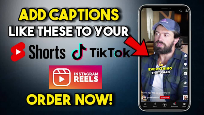 Edit shorts, reels, and tiktoks with engaging captions by Rofiastudios ...