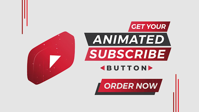 Design and animate subscribe animation and bell icon animation overlay ...