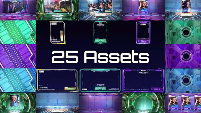 Do a 3d game player card for your video gaming by Eliteeditstudio | Fiverr