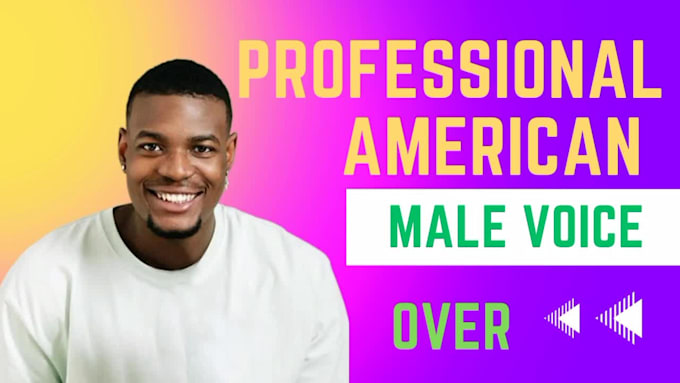 Record an american male voice over by Robertson14 | Fiverr
