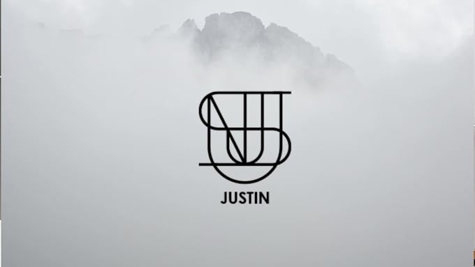 Design modern custom personalize geometric shape minimalist name logo ...