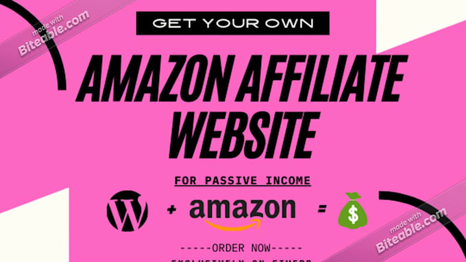 Create amazon affiliate website for passive income by Asubhan | Fiverr