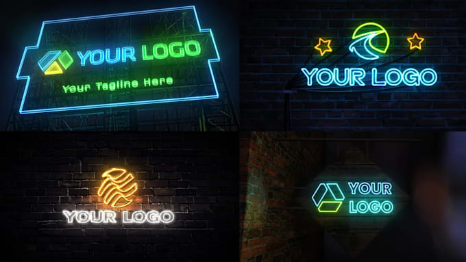 Create amazing neon logo animation videos by Rahills | Fiverr