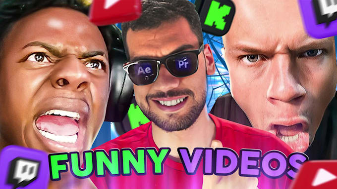 Edit twitch or kick stream vod for a funny youtube video by Hininja ...