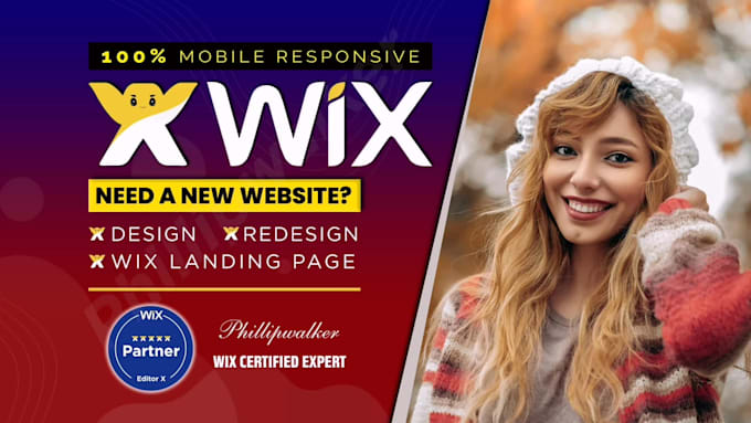 Do modern wix website design or wix redesign by Phillipwalker | Fiverr