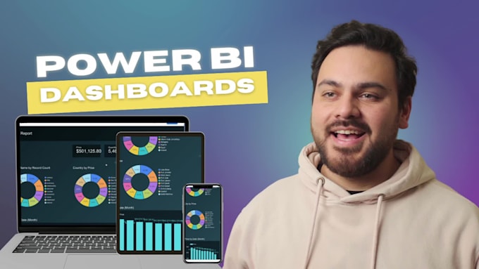 Design a dashboard or custom report on power bi by Rodrocdl | Fiverr