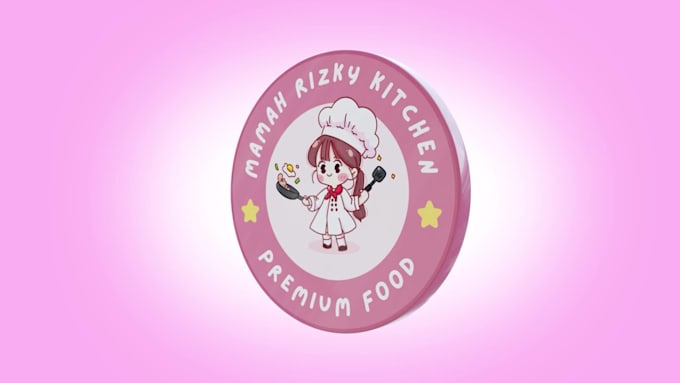 Turn your logo into 3d spinning animation rotating loop by Adi_sparda ...