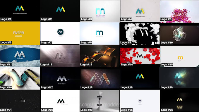 Create professional intro outro logo animation by Mahmoddesigner | Fiverr
