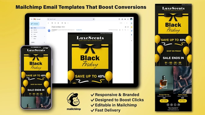 Design mailchimp email templates that boost conversions by Hossain_17 ...