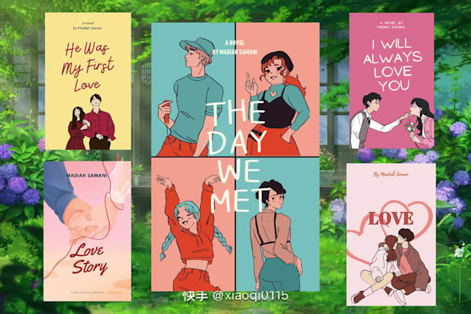 Design beautiful cartoon fictional cover page by Madiah_samani | Fiverr