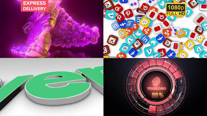 Create 3d logo animation intro video by Faranstudio | Fiverr