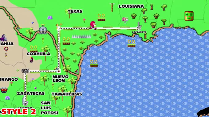 Create an unique sonic map animation by Map_lovers | Fiverr