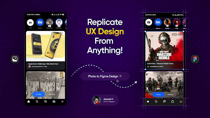 Convert any screenshots into editable figma ui ux design by Jazzeeblaze | Fiverr