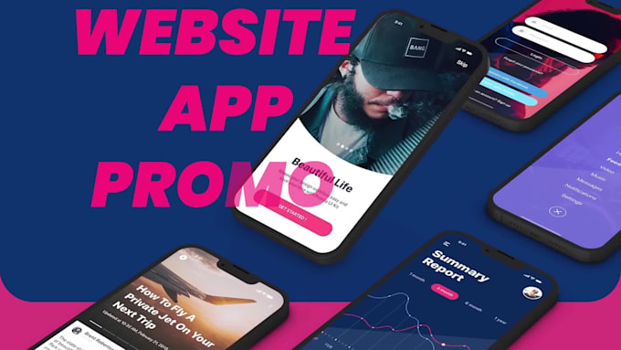 Create an amazing modern app promo and website promo video by ...
