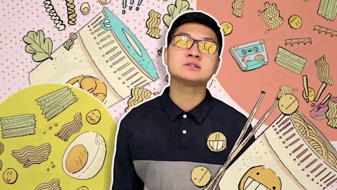 Create a live action music video with animations by Vincentphilipuy ...