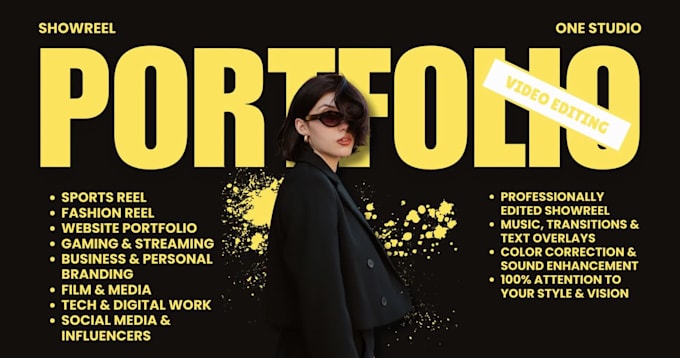 Create a professional portfolio showreel or demo reel by Kashif6765 ...