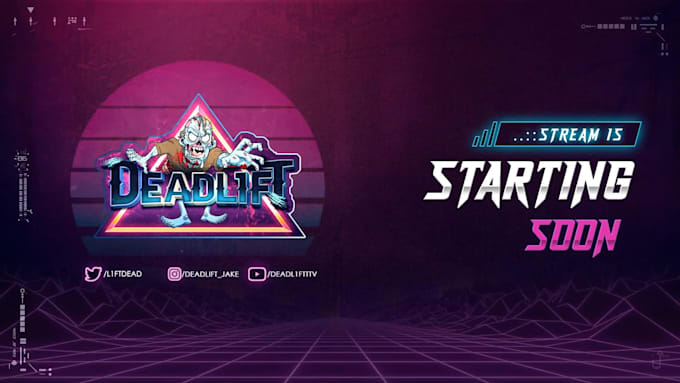 Create amazing custom animated twitch stream overlay pack, logo by ...